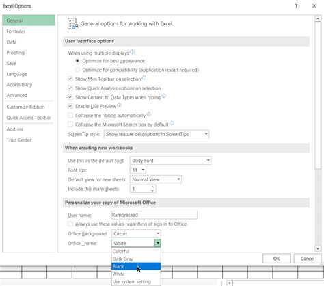How To Enable Excel Dark Mode Easy Methods