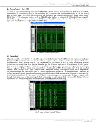 DESIGN AND VHDL IMPLEMENTATION OF POINT FFT USING TWO STRUCTURE POINT FFT IFFT PDF