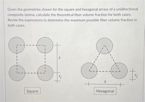 solved given the geometries shown for the square and