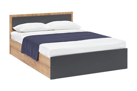 Кровать Мартина графит дуб крафт арт 08 128232 160х200 см двуспальная купить за 8 990 руб в