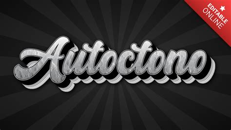 Autóctono Moon Text Effect Generator