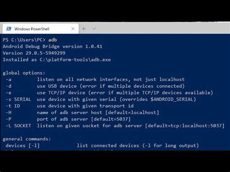 Open Adbfastboot Command Window In Platformtools 50 Adb Fastboot