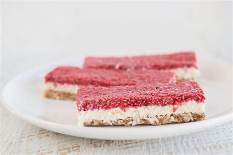 Omega 3 And High Fibre Raspberry Layered Slice The Wholefood Collective