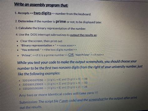Solved Write An Assembly Program That 1 Accepts Number