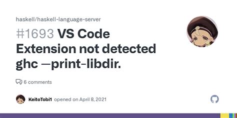 Vs Code Extension Not Detected Ghc Print Libdir · Issue 1693