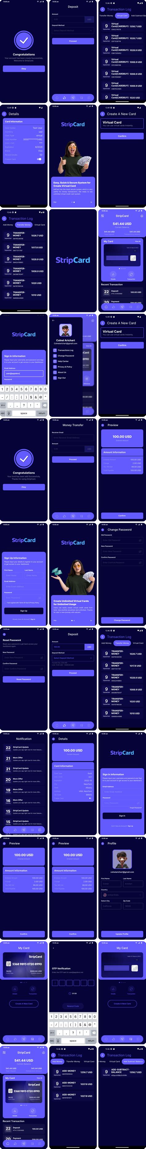 StripCard Virtual Credit Card Full Solution By AppDevsX CodeCanyon