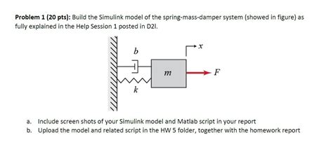 Solved Problem Pts Build The Simulink Model Of The Chegg