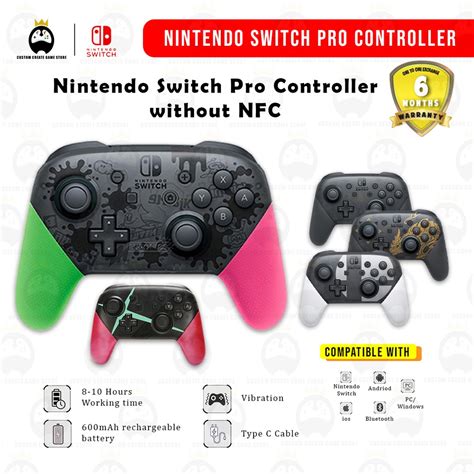 Nintendo Switch Pro Bluetooth Wireless Controller For Ns Splatoon2 Remote Gamepad For Nintend