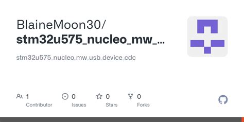 GitHub BlaineMoon30 Stm32u575 Nucleo Mw Usb Device Cdc Stm32u575 Nucleo Mw Usb Device Cdc