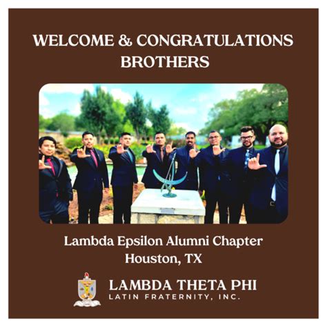 Lambda Theta Phi Welcomes Our Largest GIP Induction At Lambda Epsilon Chapter Lambda Theta Phi