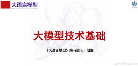 Datawhale 大语言模型 大模型技术基础 Csdn博客