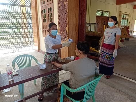 သိန္နီမြို့နယ်တွင် အသက် ၄၅ နှစ်နှင့်အထက် ဒေသခံပြည်သူများအား ပထမအကြိမ