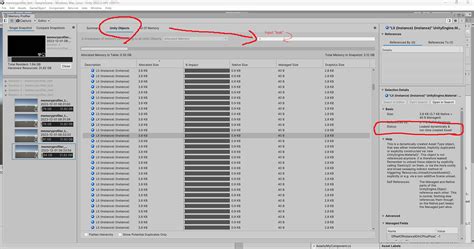 feedback for memoryprofiler1 1 search for leaked objects in unity