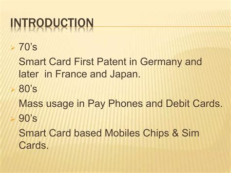 Smart Card Presentation Pptx