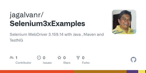 GitHub Jagalvanr Selenium XExamples Selenium WebDriver With Java Maven And TestNG