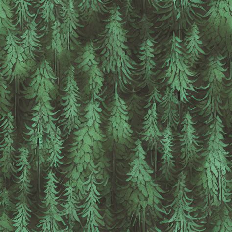 Forest Pattern Graphic · Creative Fabrica