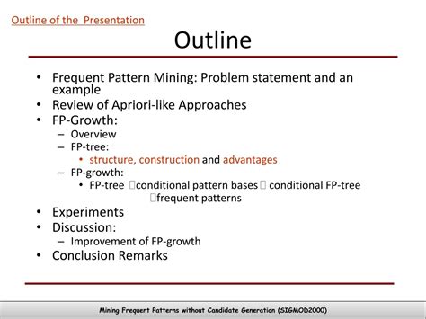 Ppt Mining Frequent Patterns Without Candidate Generation Powerpoint