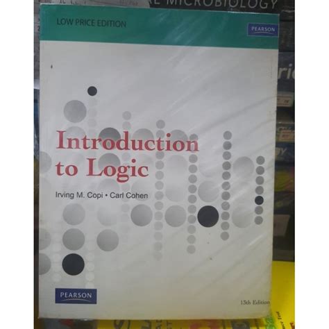 Introduction To Logic By Copi Cohen 13th Ed Brandnew Shopee Philippines