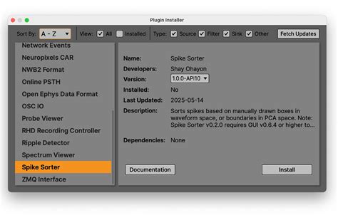 Plugins — Open Ephys Gui Docs