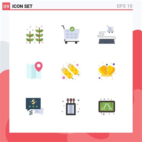 9 Universal Flat Colors Set For Web And Mobile Applications India Farm Online Food Marker