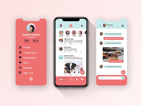 Sweet Cake App UX UI Design On Behance