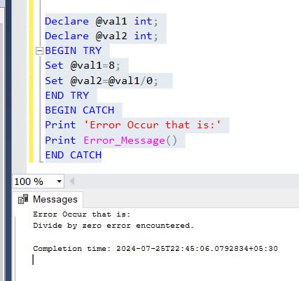 Exception Handling In SQL Server DatabaseFAQs Com