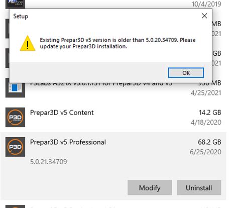 Resolved Unable To Install FSL Spotlights FSL Spotlights Flight Sim Labs Forums