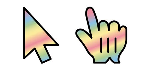Pastel Rainbow Gradient Cursor Custom Cursor Pastel Rainbow Gradient Cursor Custom Cursor