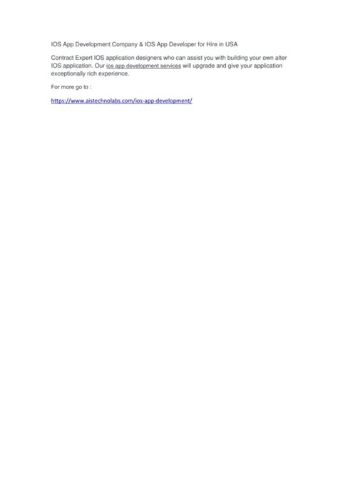 ppt guidelines for building your first ios app powerpoint