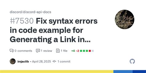 Fix Syntax Errors In Code Example For Generating A Link In Growth And