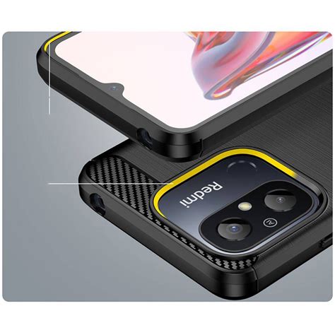 Case Xiaomi Redmi C Tech Protect Tpu Carbon Black Cases And Covers Types Of Cases Back
