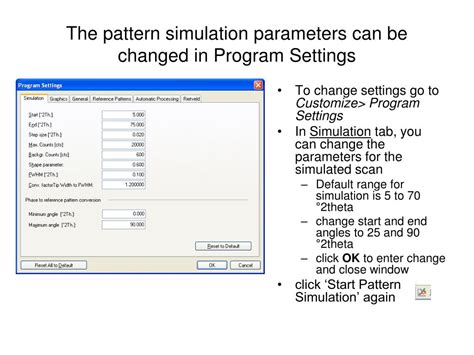 Ppt Fundamentals Of Rietveld Refinement I Xrd Pattern Simulation