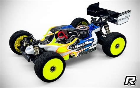 Red RC Hong Nor X5B 1 8 Nitro Buggy Body Shell