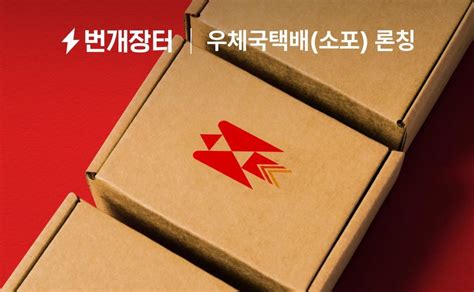 번개장터 앱서 우체국 소포 서비스 연합뉴스