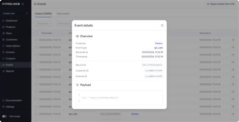 Explore Your Data Usage Hyperline