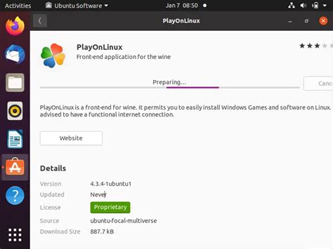 how to install playonlinux on ubuntu 20 04 lts