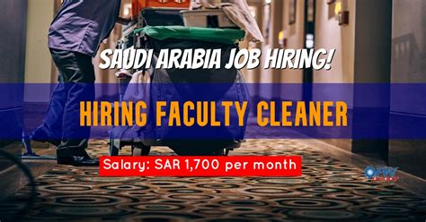 Hiring Faculty Cleaner For Emdadat For Marketing