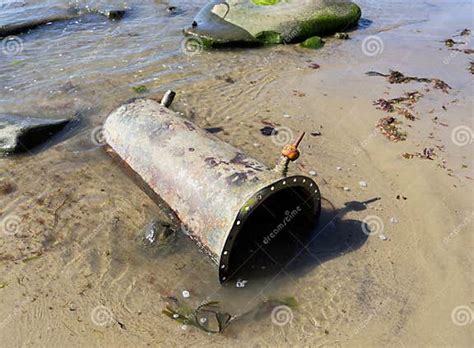 Rusted Metal Objects From An Old Tip At Lyme Regis Stock Image Image Of Jurassic Cliffs