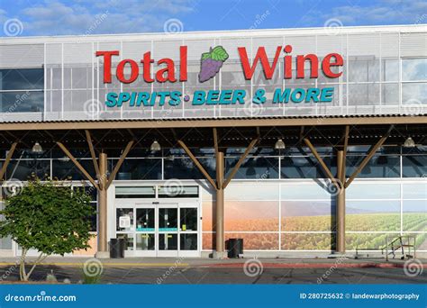 Signage And Facade Of Total Wine Spirits Beer And More Store Editorial