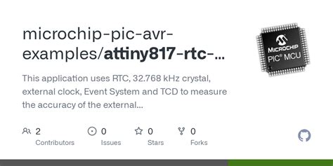 Github Microchip Pic Avr Examples Attiny Rtc Internal Frequency Calibration Mplab This
