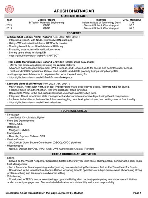 Cv Pdf Computer Programming Computing