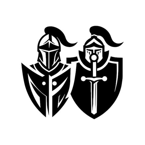 Premium Vector Knight Logo Template Isolated Brand Identity Icon