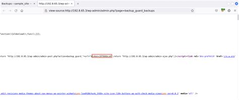 Lab Walkthrough Wordpress Plugin Backup Guard Rce