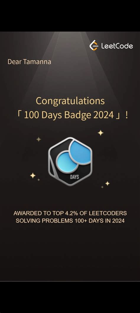 100daysofleetcode codingmilestone algorithmadventure problemsolving