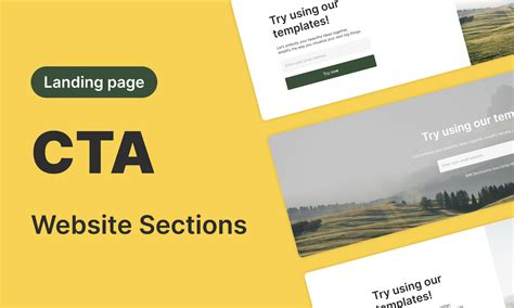 cta website sections figma