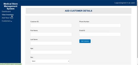Online Pharmacy Management System Project In PHP MySQL
