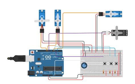 Circuit Design Gripper M4 Tinkercad