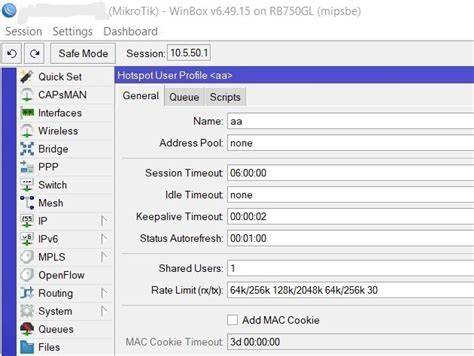 Remove Users Hotspot Uptime 6h Scripting Mikrotik Community Forum