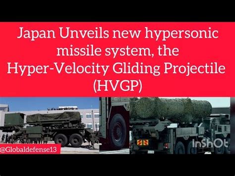 Japan's unveils new hypersonic missile system, the Hyper-Velocity Gliding Projectile (HVGP ...