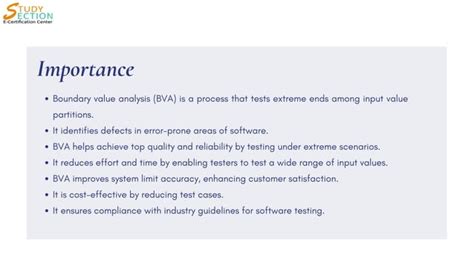 Software Testing Technique Boundary Value Analysis Bva Ppt